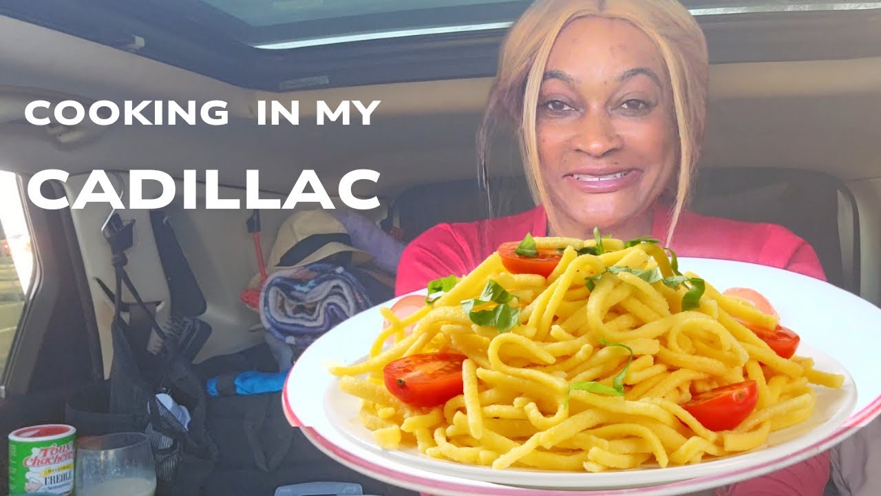 My Kitchen on Wheels: Cooking Up Gourmet Meals in My Cadillac - YouTube