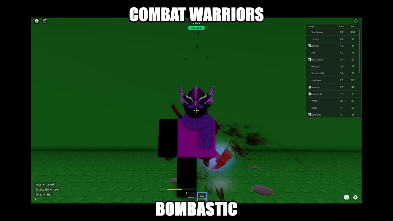 Bombastic (Roblox Combat warriors montage) - YouTube