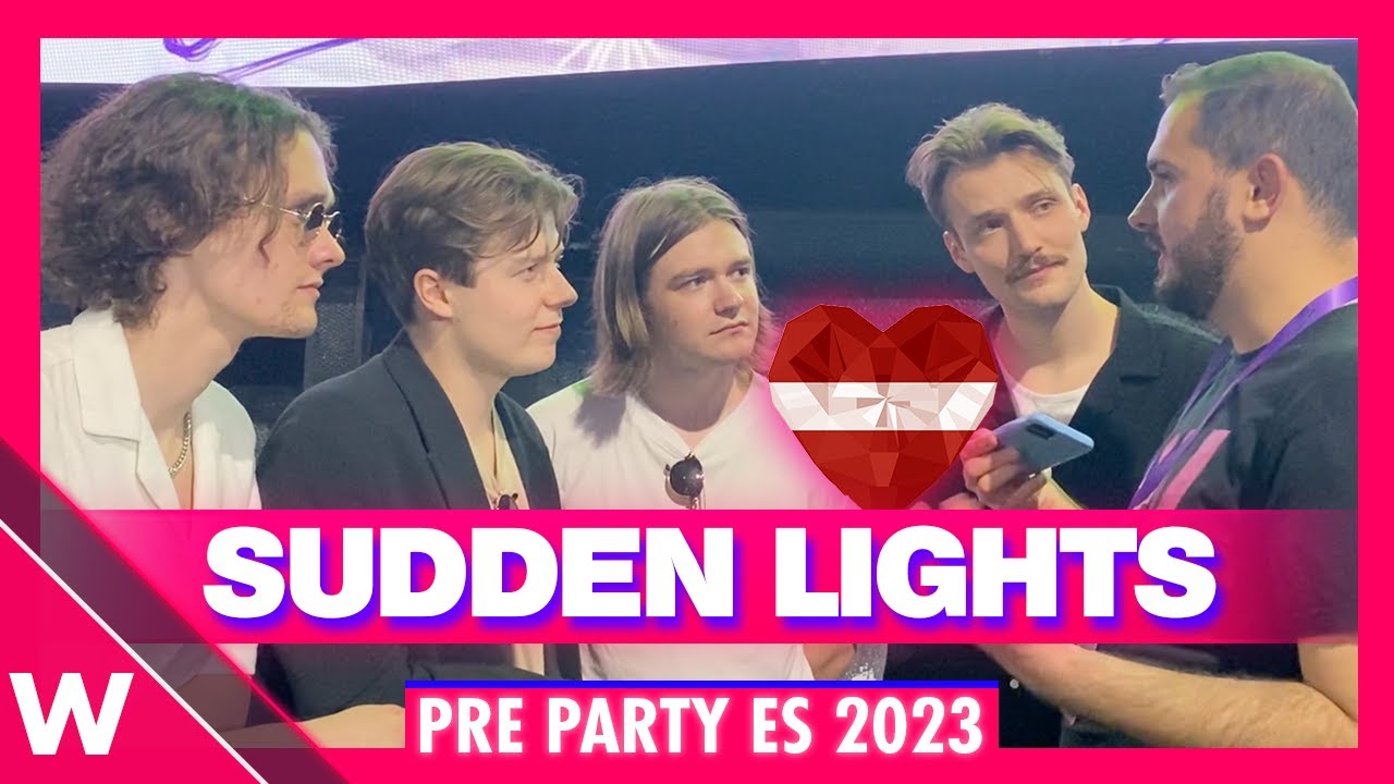 🇱🇻 Sudden Lights "Aijā" | Eurovision PrePartyEs 2023 INTERVIEW - YouTube