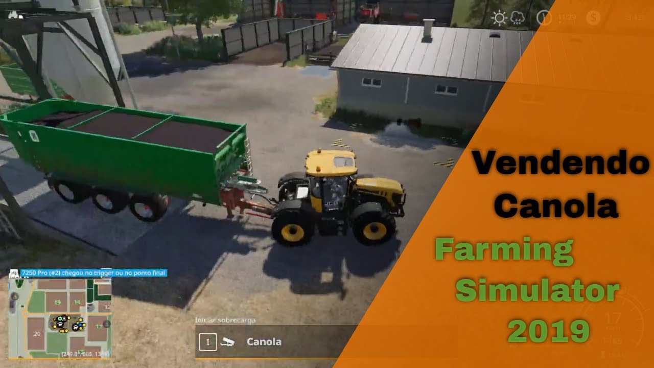 Venda de Canola - Farming Simulator 2019 - YouTube
