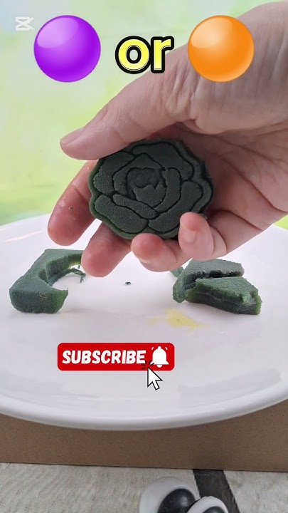 Will you guess the color ASMR satisfying flower foam cutting sound #guess #challenge #colorgame ...