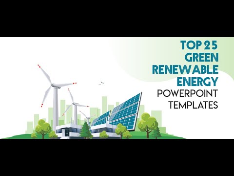 Green Renewable Energy PowerPoint Templates: Drive Sustainability with ...