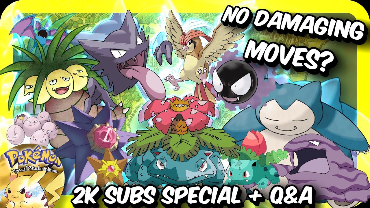 Can You Beat Pokemon Yellow WITHOUT Damaging Moves YouTube can-you-beat-pokemon-yellow-without-damaging-moves-youtube