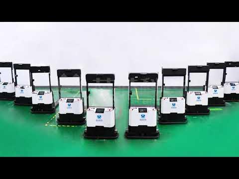 Automatic Forklift AMR For Mechanical Material Handling - YouTube