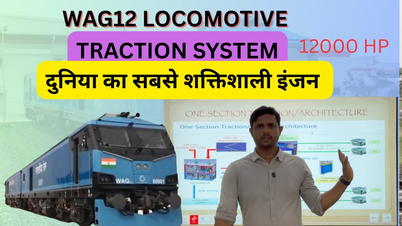 WAG12 LOCOMOTIVE TRACTION SYSTEM | DETAIL VIDEO - YouTube