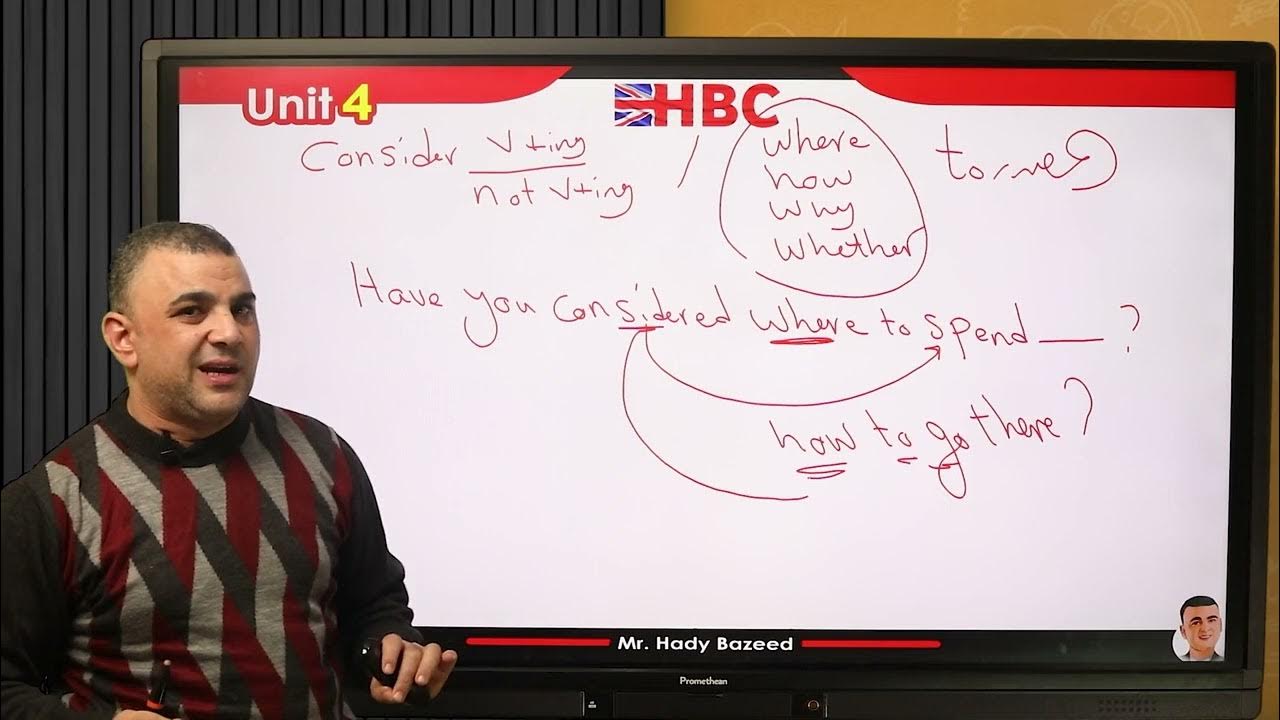 Lecture (11) Unit (4) Part (1) : Grammar: Suggestion - YouTube