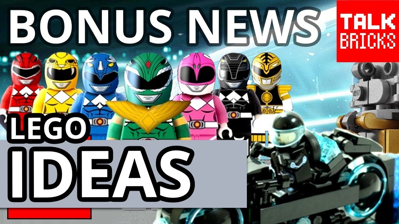 LEGO Ideas News! Mighty Morphin Power Rangers! Tron Legacy Lightcycle ...