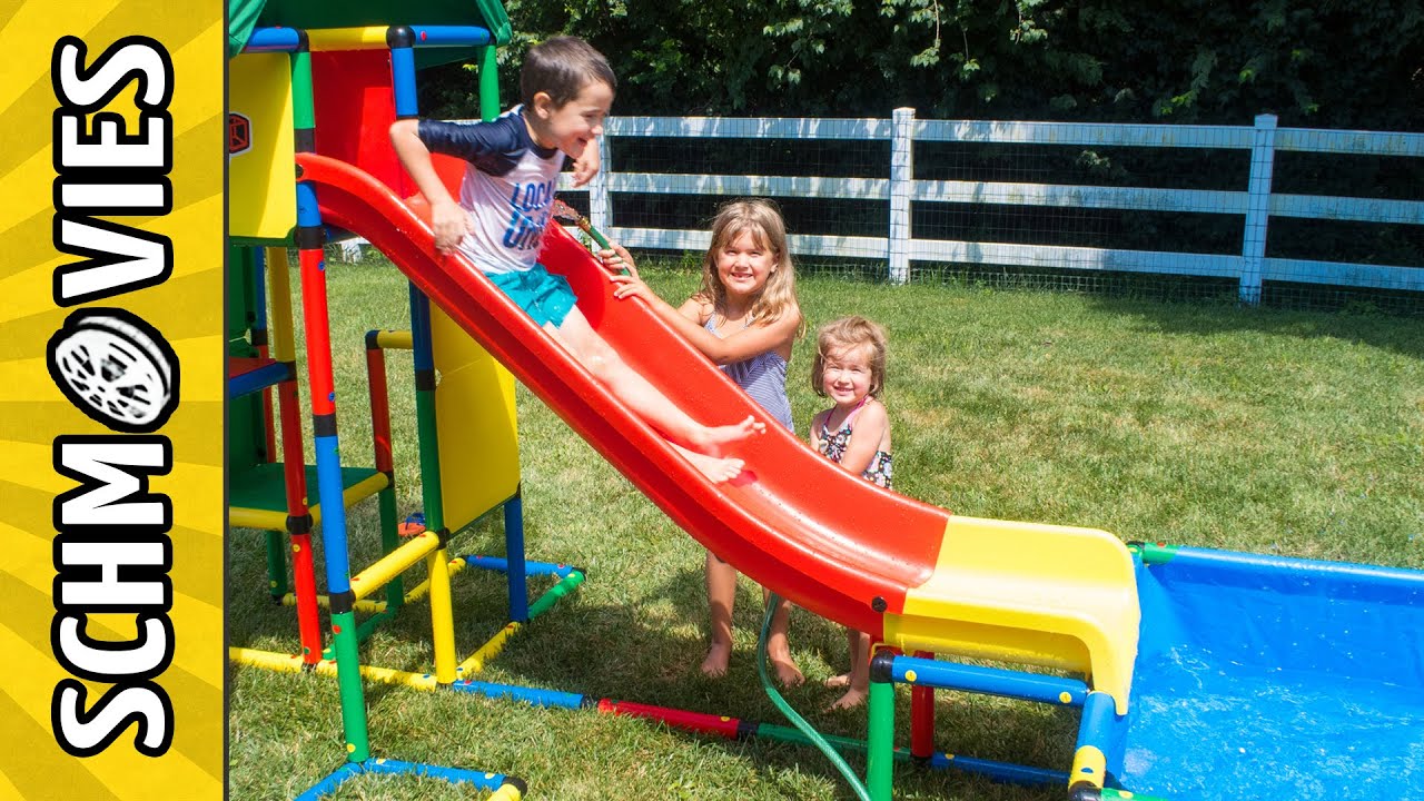 Our Kids Favorite Climbing Set and POOL! 🏊 - YouTube