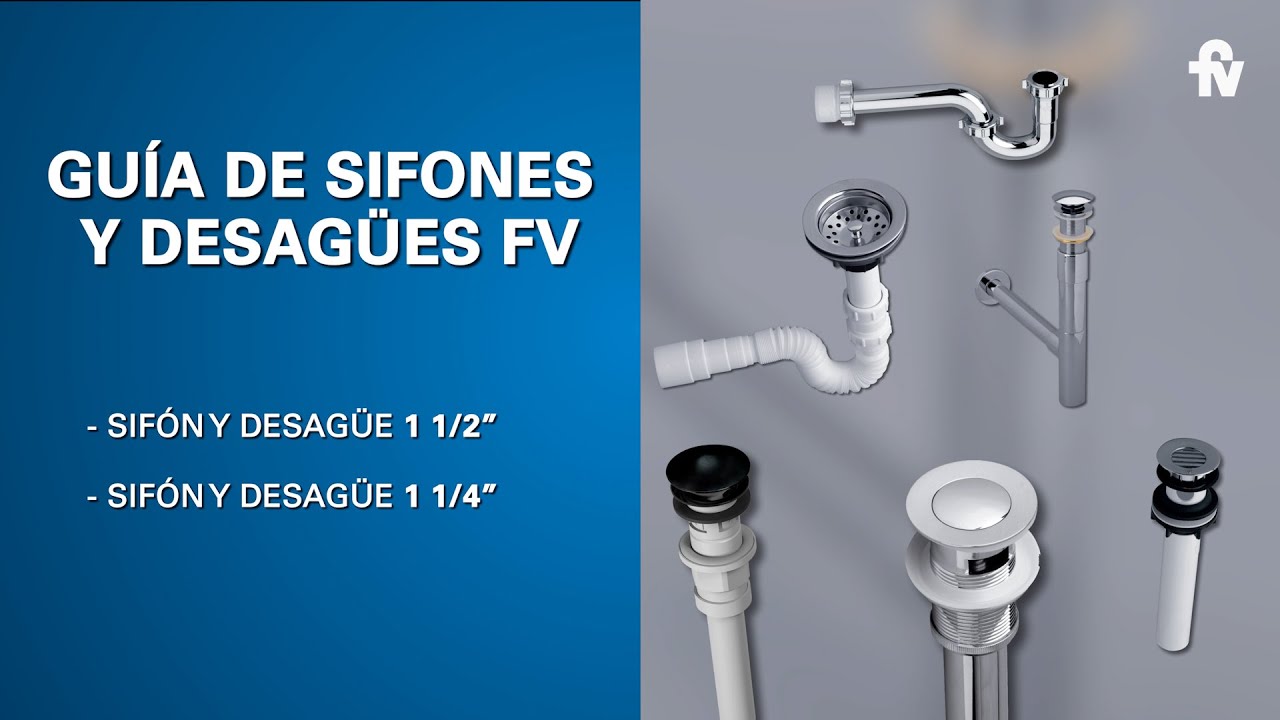 Guía de sifones y desagües FV - YouTube