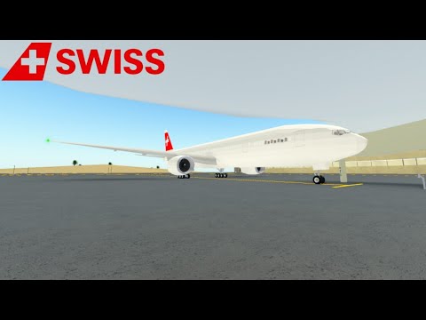 A Flight with Swiss Airlines B777 | Roblox PTFS - YouTube