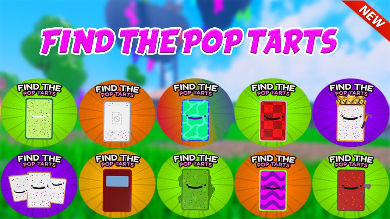 Find The Pop Tarts - *ALL 20 NEW BADGES* - UPDATE - YouTube