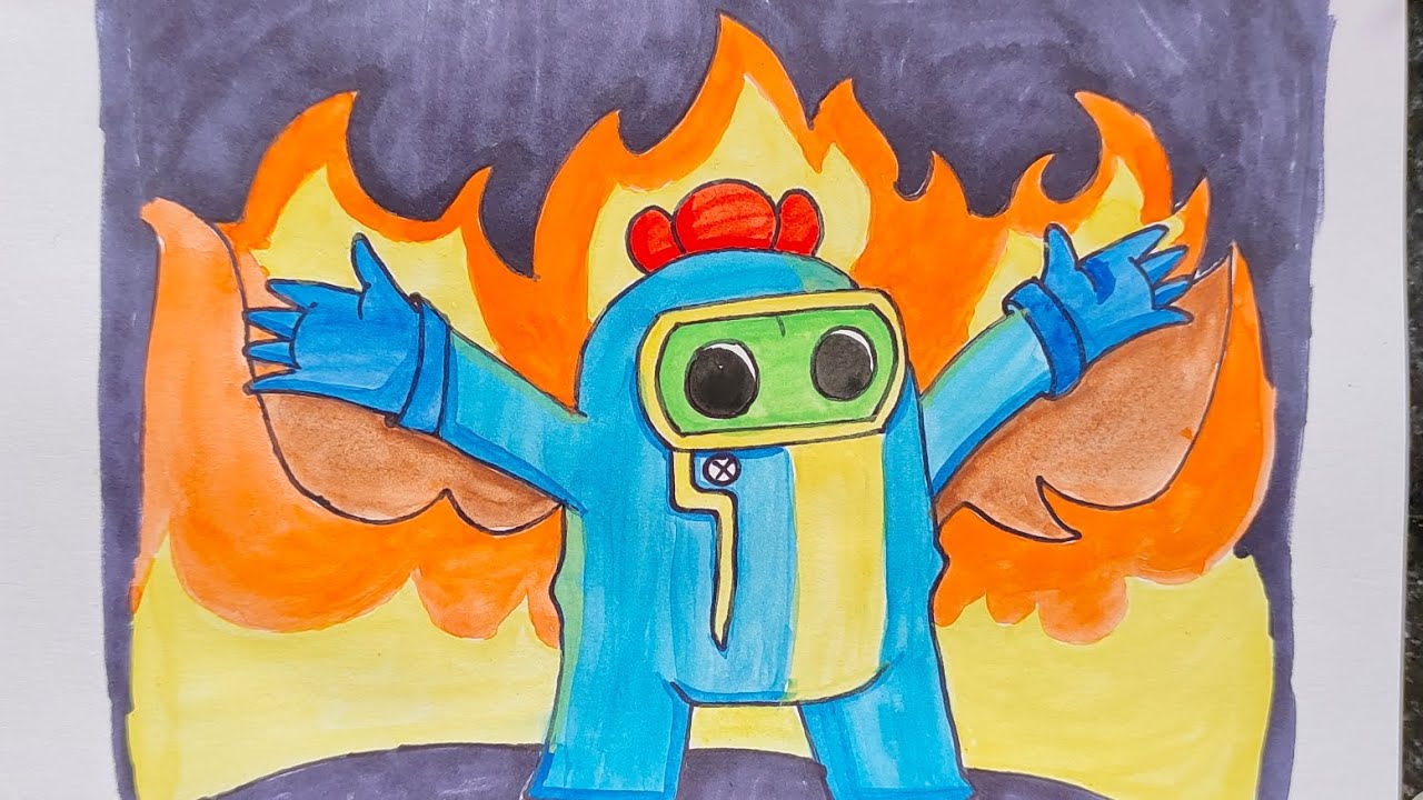 Pyro Spike Skin concepts 🔥💥🌟👀🖍️🖌️🎨| Brawl Stars #coloring - YouTube