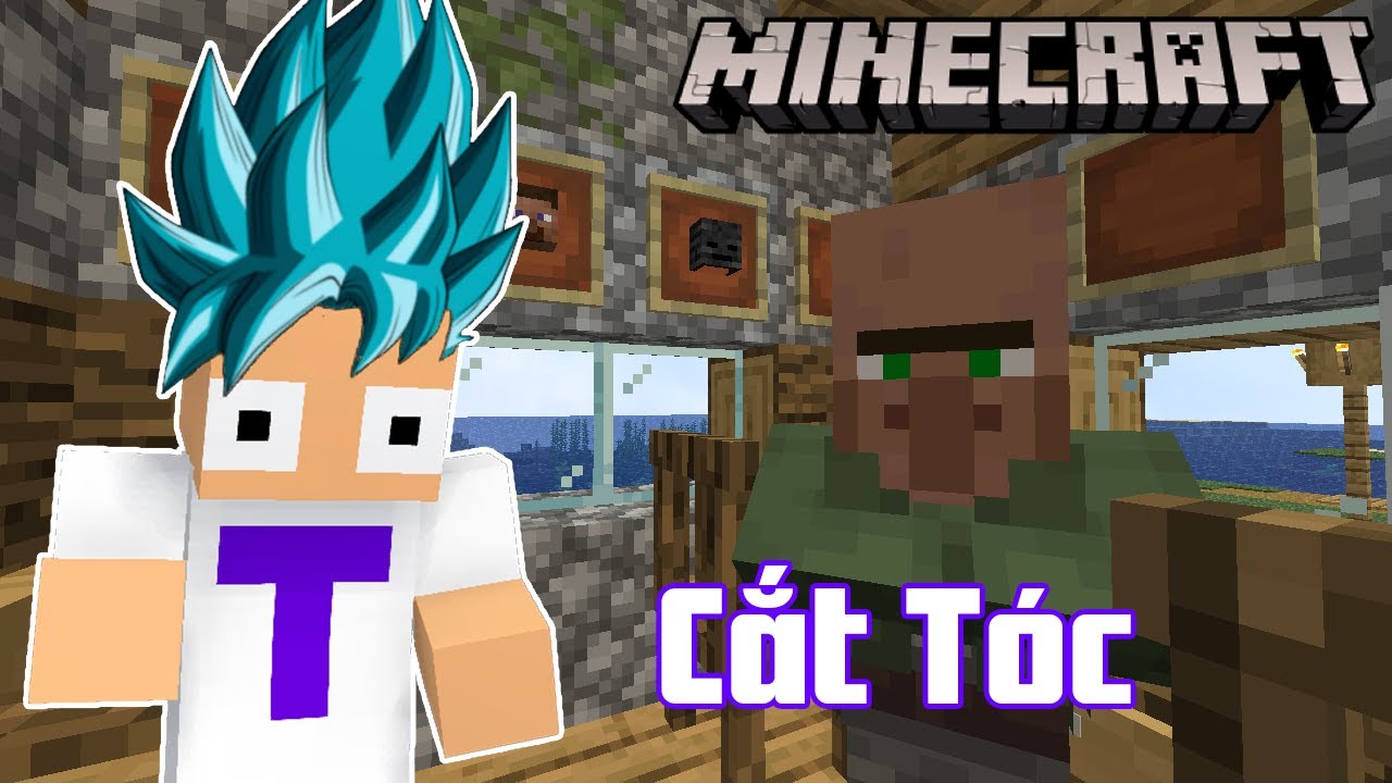 Tiệm Tóc Bất Ổn 🤣 (Minecraft JinGames Hair C Mod) - YouTube