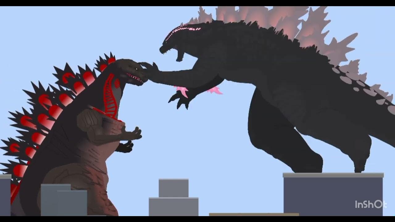 godzilla evolved vs shin godzilla - YouTube