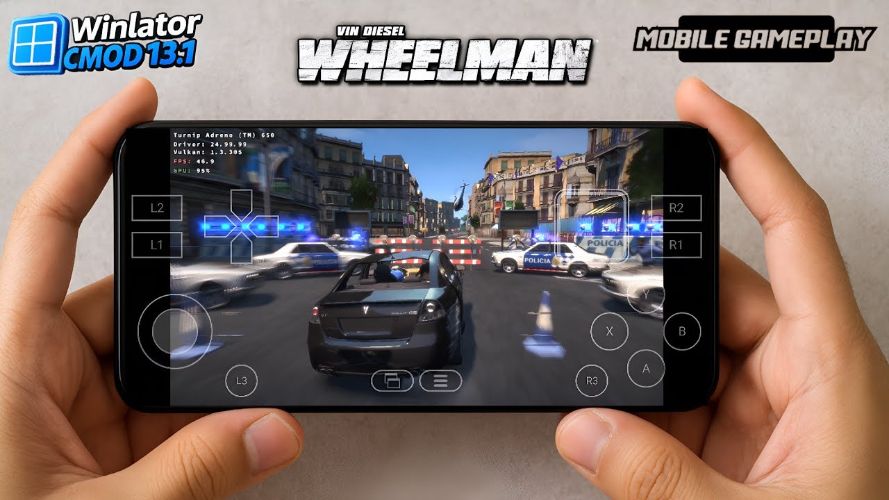 This PC Game Runs INSANELY on Android 🔥 | Wheelman Winlator CMod ...