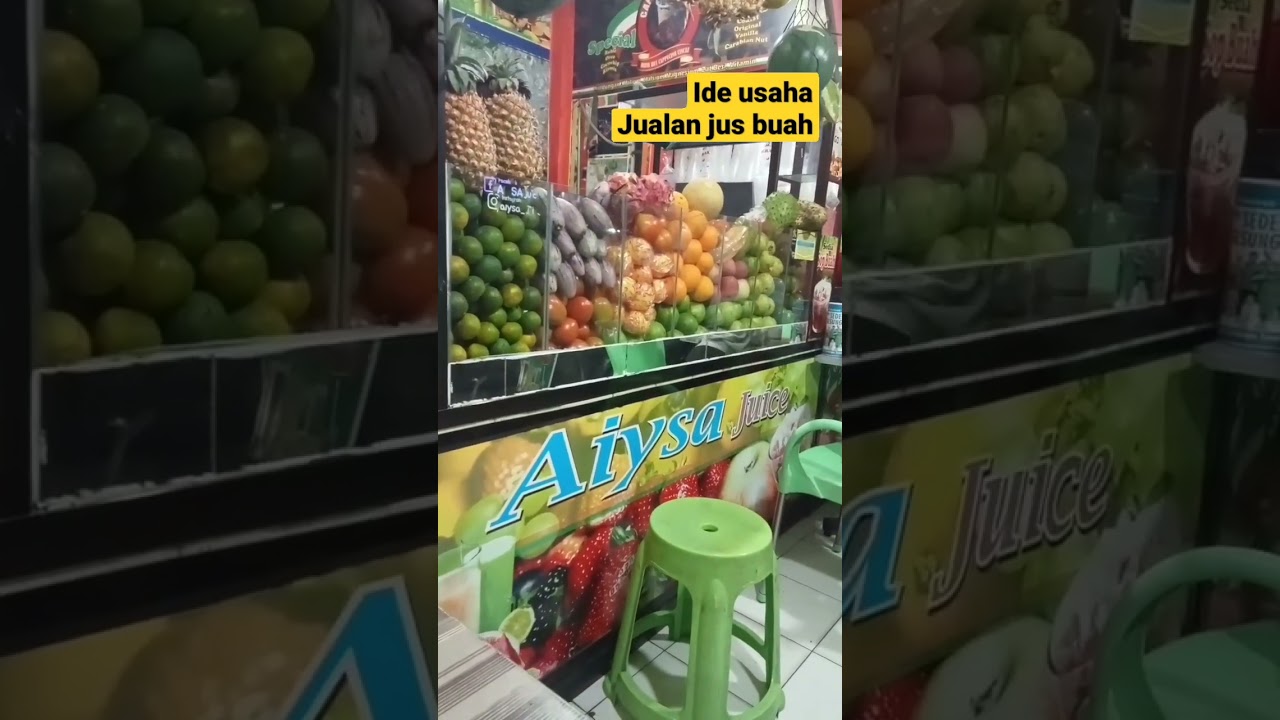ide usaha jualan jus buah - YouTube