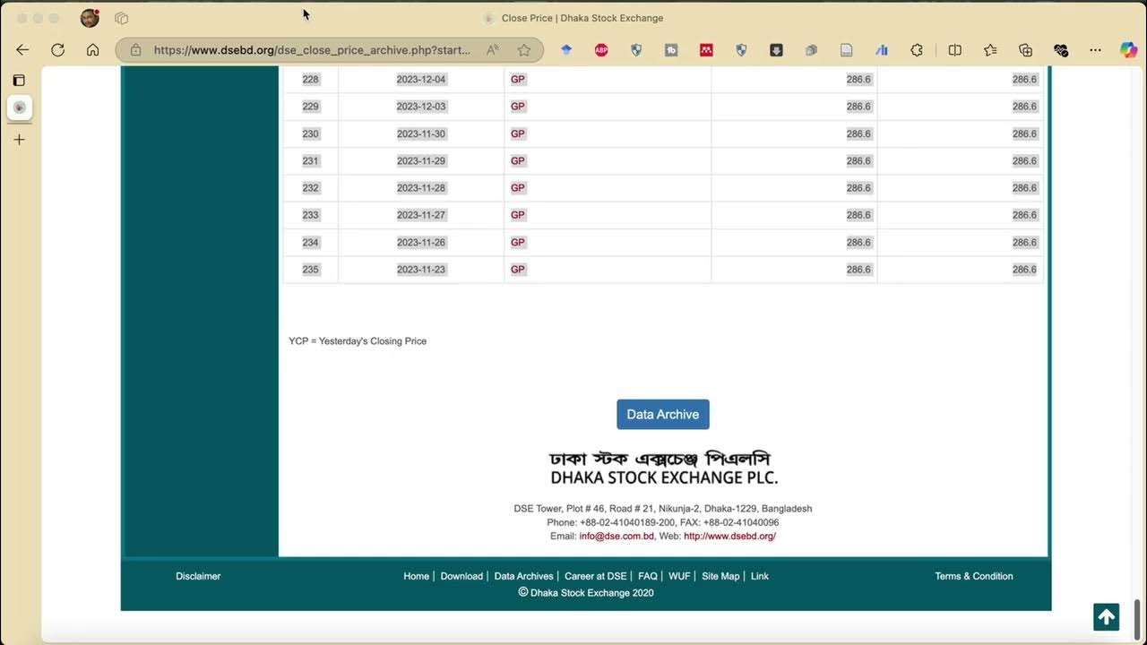 Web Scraping Stock Price Data and Importing into RStudio | Using read.csv in R - YouTube
