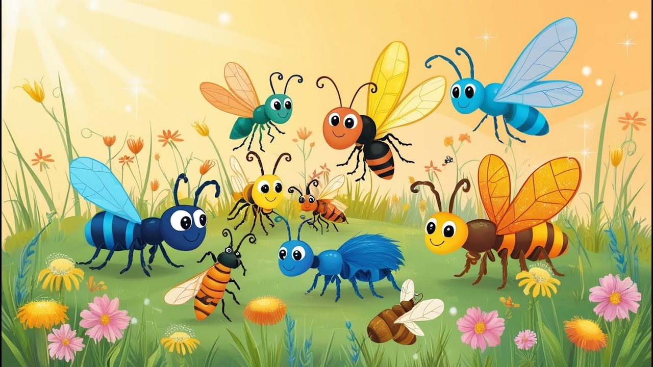 Insects for kids | Learn about different insects | Insects drawing ...