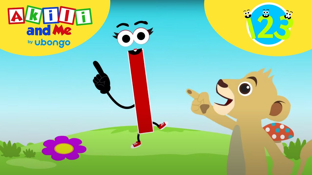 Hello NUMBER 1! Count with me! | Learn to Count with Akili | Learning ...
