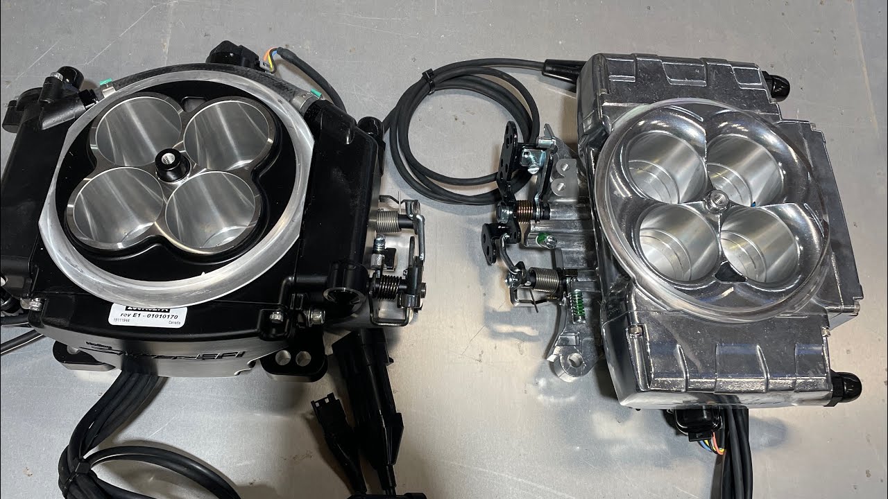 Physical Differences Between Holley Sniper 1 & 2 - YouTube