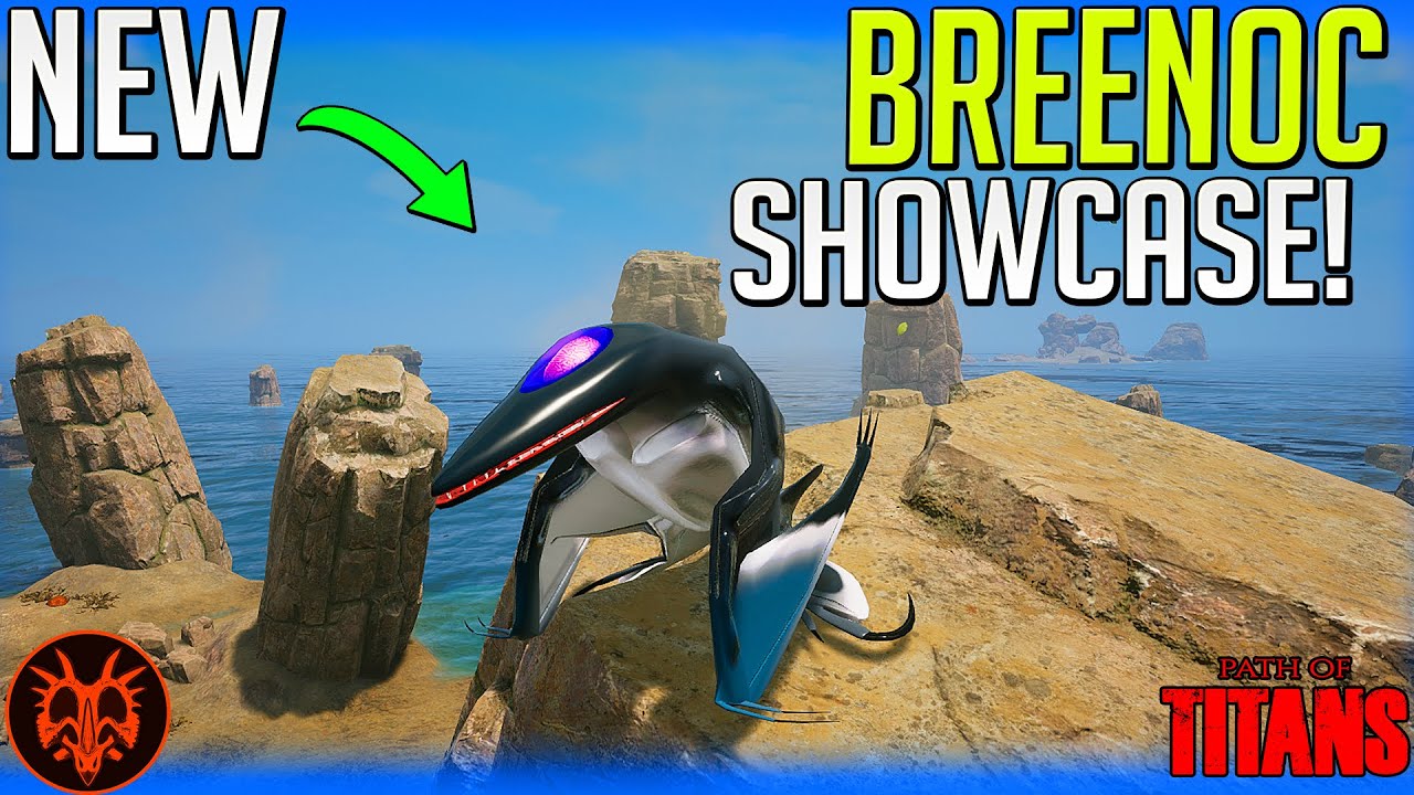 NEW Modded Flyer 'Breenoc' Gameplay! Path of Titans! - YouTube