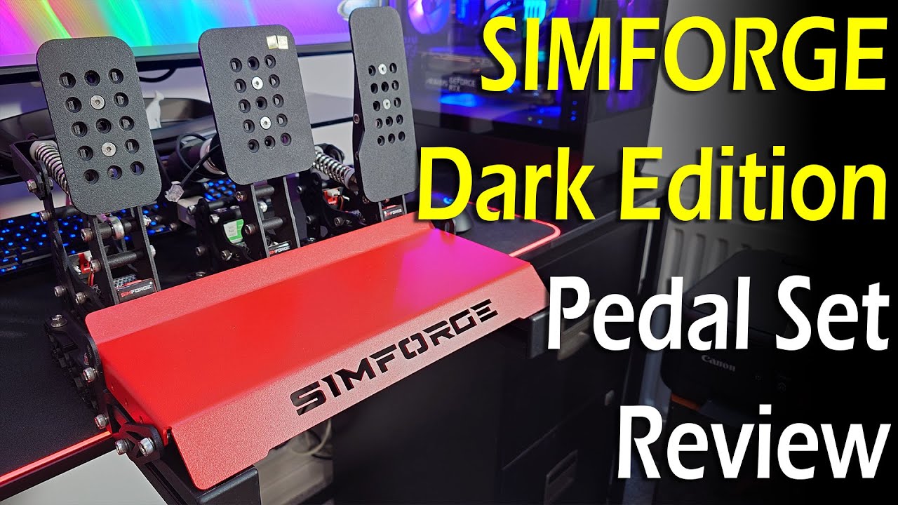 SIMFORGE Dark Edition Pedal Set Review 😎 - YouTube