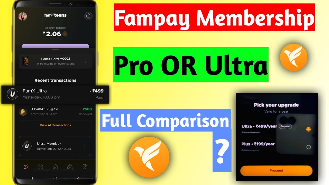 Fampay New Update Membership Full Comparison • Fampay New Update ...