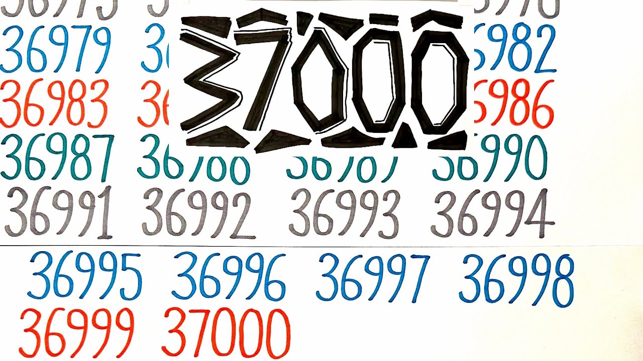 Writing #37000 - YouTube