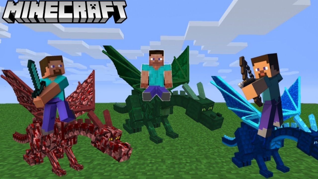 Dragan mods Minecraft || lava,ice,seand stone and more taips of dragon ...
