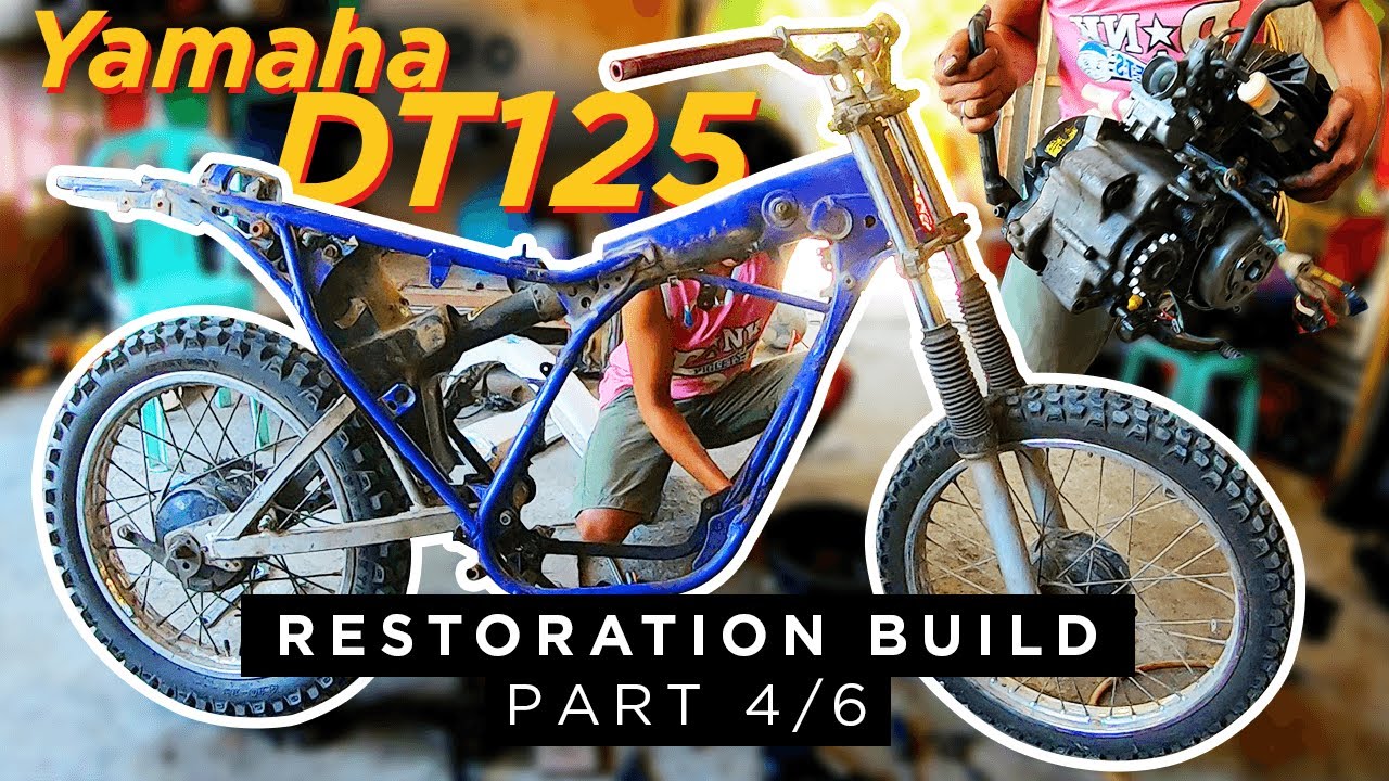 Yamaha DT125 Restoration Build Part 4/6 - YouTube