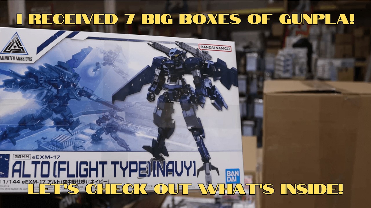 What’s in the Boxes? Huge Gunpla Unboxing and Restocks! - YouTube