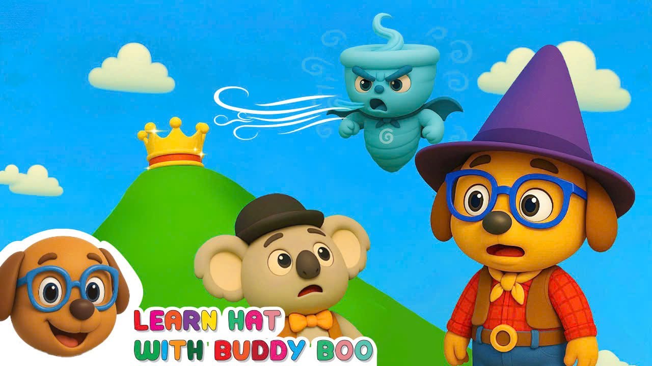 🧢 Magical Hat Adventure! | Kids Hat Song & Learn “HAT” - YouTube