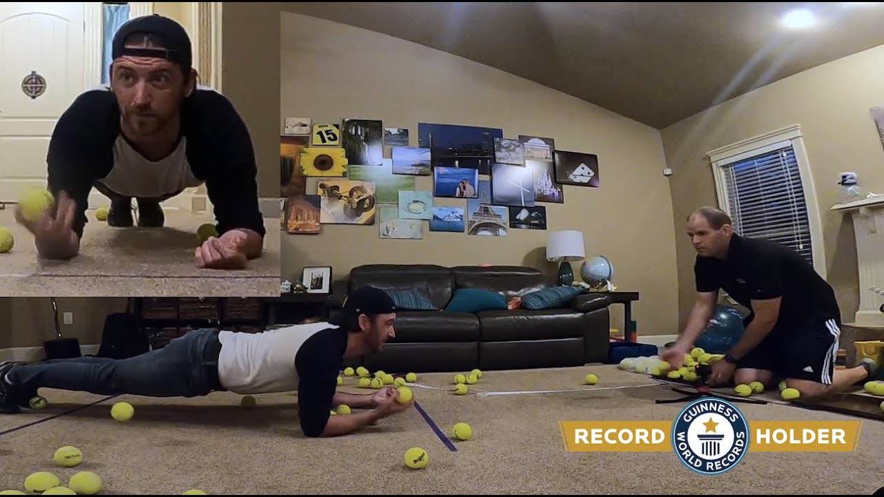 Most Catches Planking - Guinness World Record - YouTube
