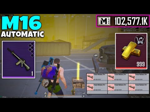Play with M16 full auto Mode | m16 vs Mk14 | PUBG METRO ROYALE - YouTube