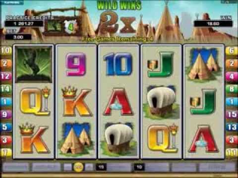 Western Frontier Slots 16 Free Spins and Gamble Wins - YouTube