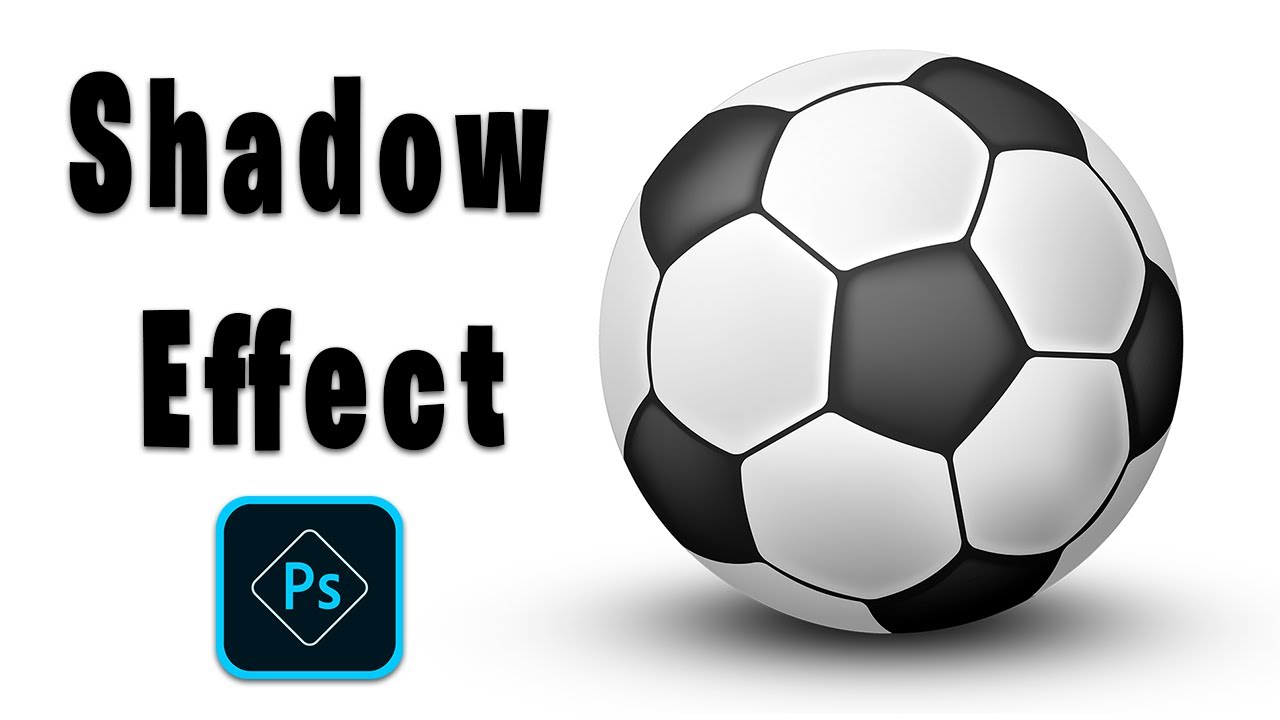 Photoshop shadow technique for football | Photoshop shadow effect tips ...