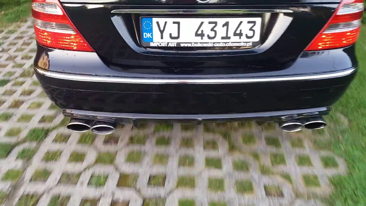Mercedes E500 sound - YouTube