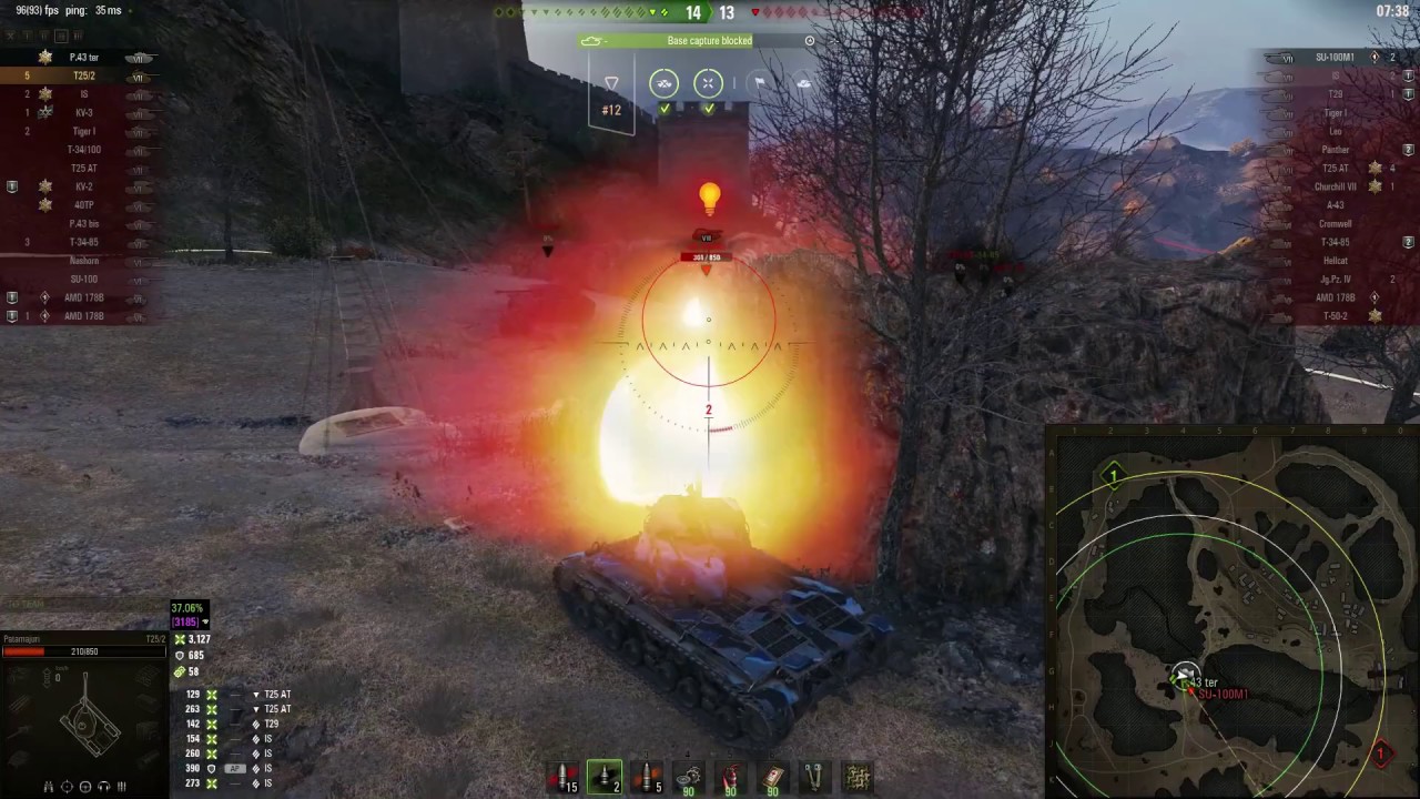 T25/2 - TD12 Big Game Hunting @ Empire's Border - World of Tanks - YouTube