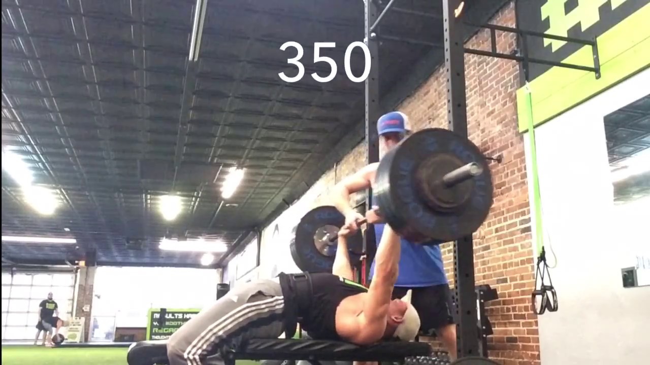 350 Bench Press - YouTube