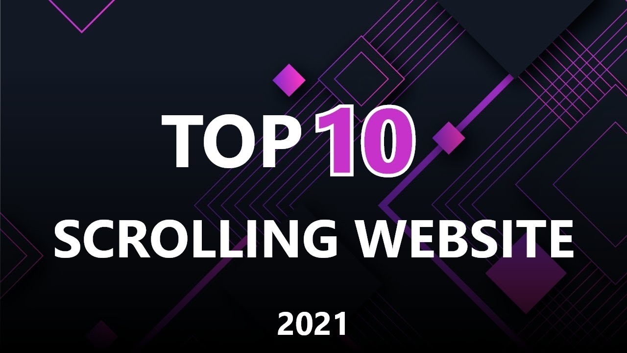 Top 10 Scrolling Website Animation in 2021 | Best Scrolling Website ...