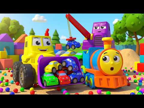 Learn Colors with Little Cars | Learn Colors Nursery Rhymes | Coco Kids Rhymes