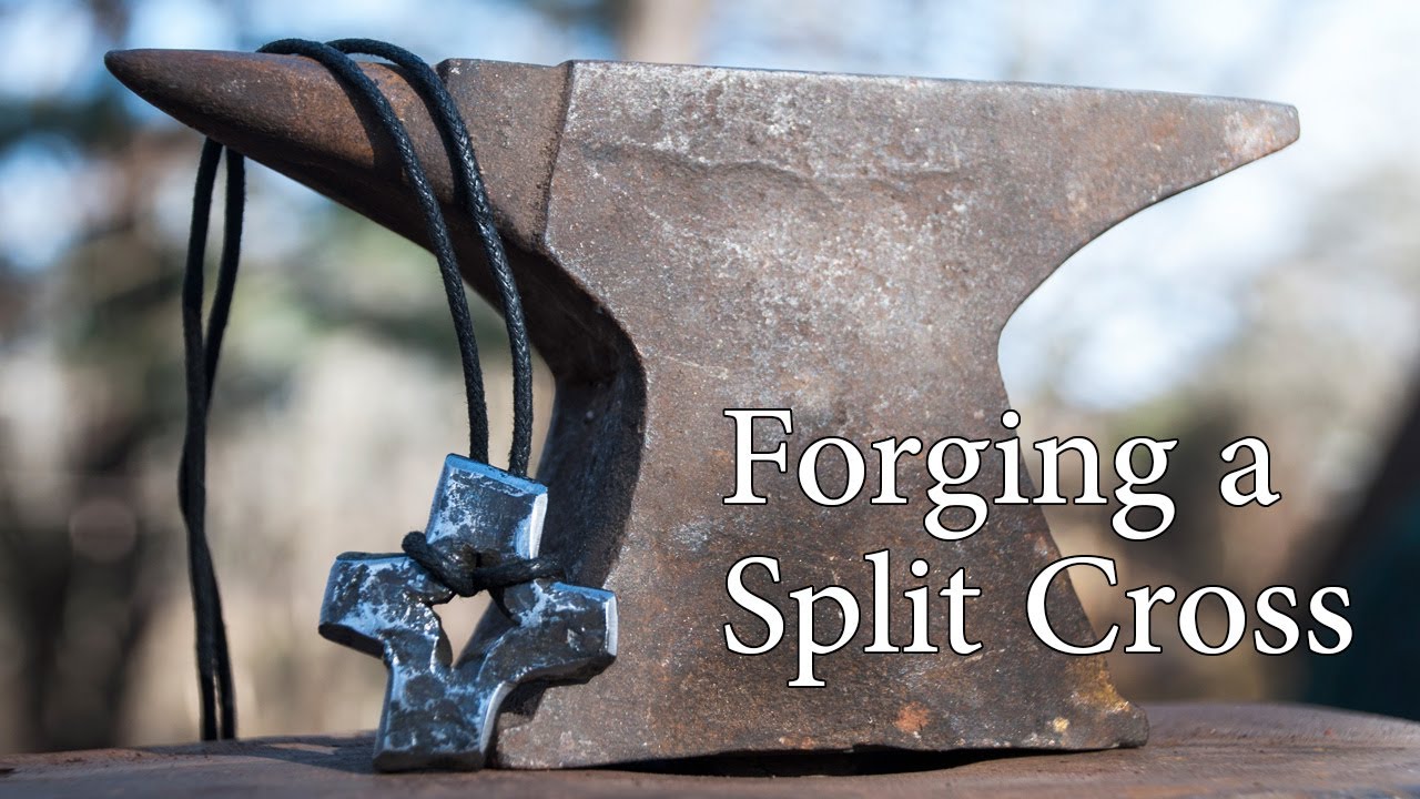 Forging a Split Cross Pendant - YouTube