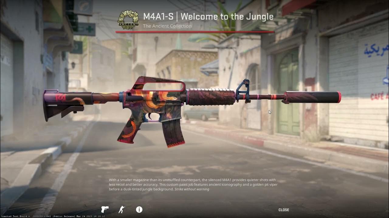 M4A1s Welcome to the Jungle CS2 Inspect - YouTube