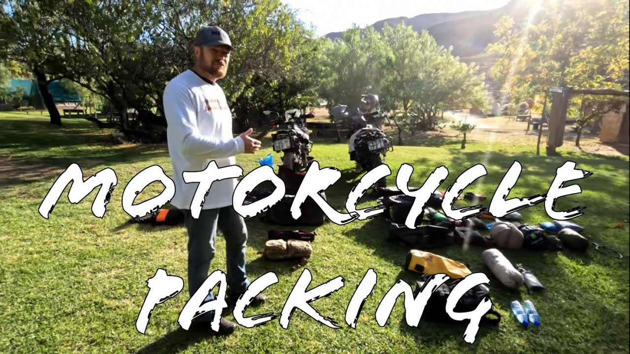 Motorcycle Packing for a long camping trip (we have done it full-time ...