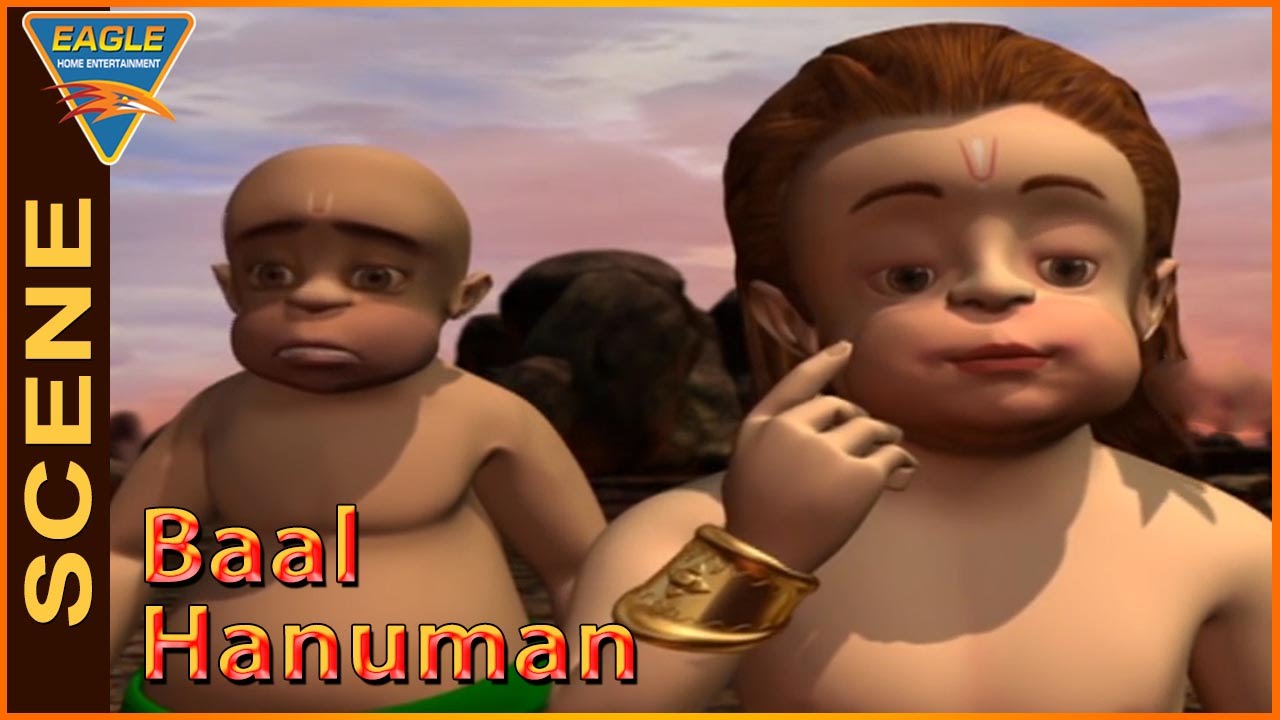 Bal Hanuman Movie || Hanuman Send His Friend Into Monster's Cave ...