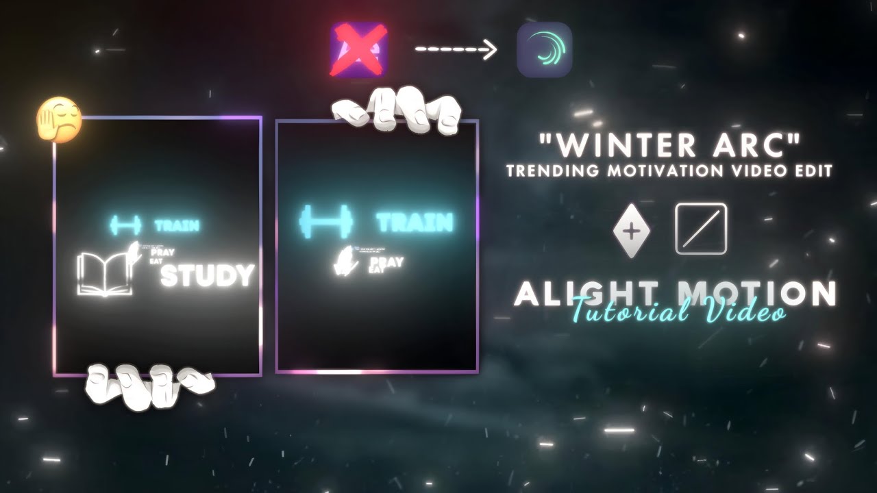 Winter Arc Motivation Edit Tutorial 🌨️ - YouTube