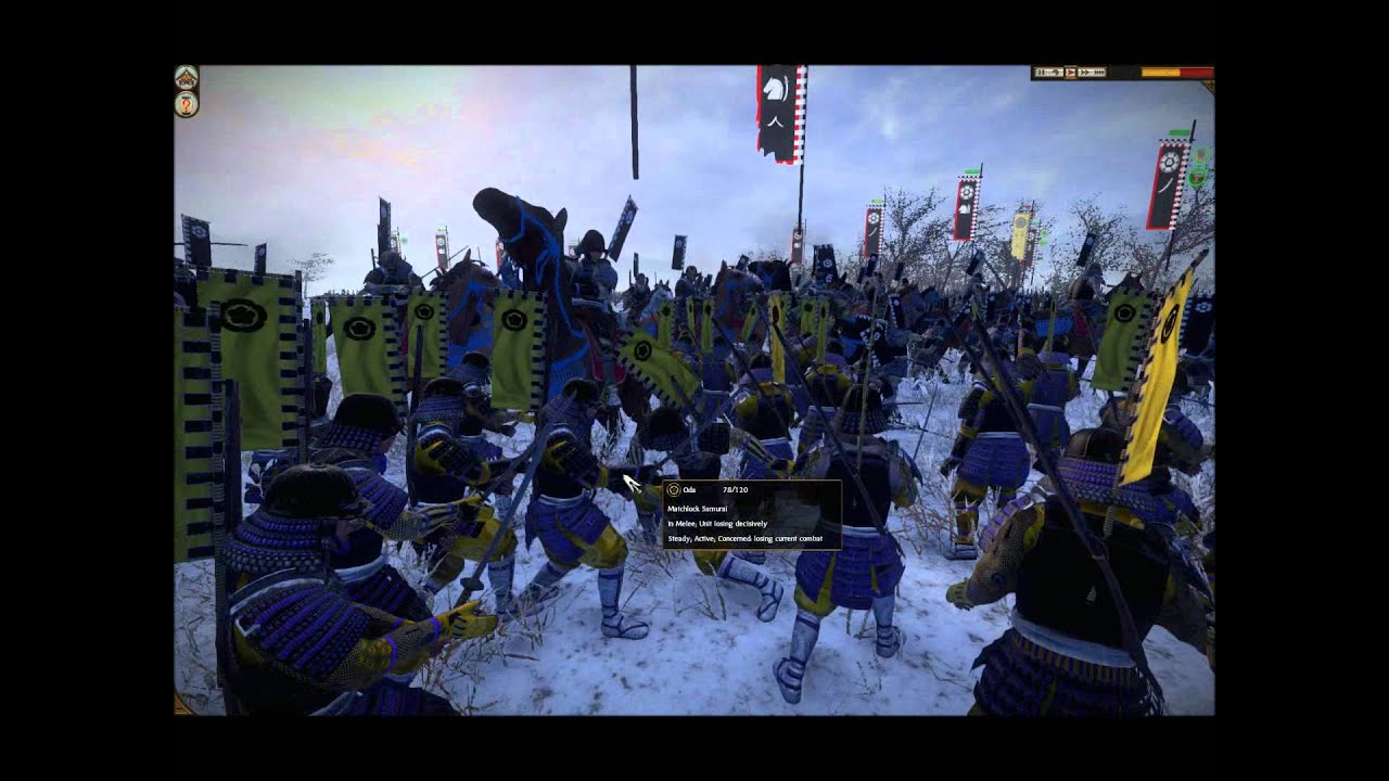 Shogun 2 - Huge epic battle - YouTube