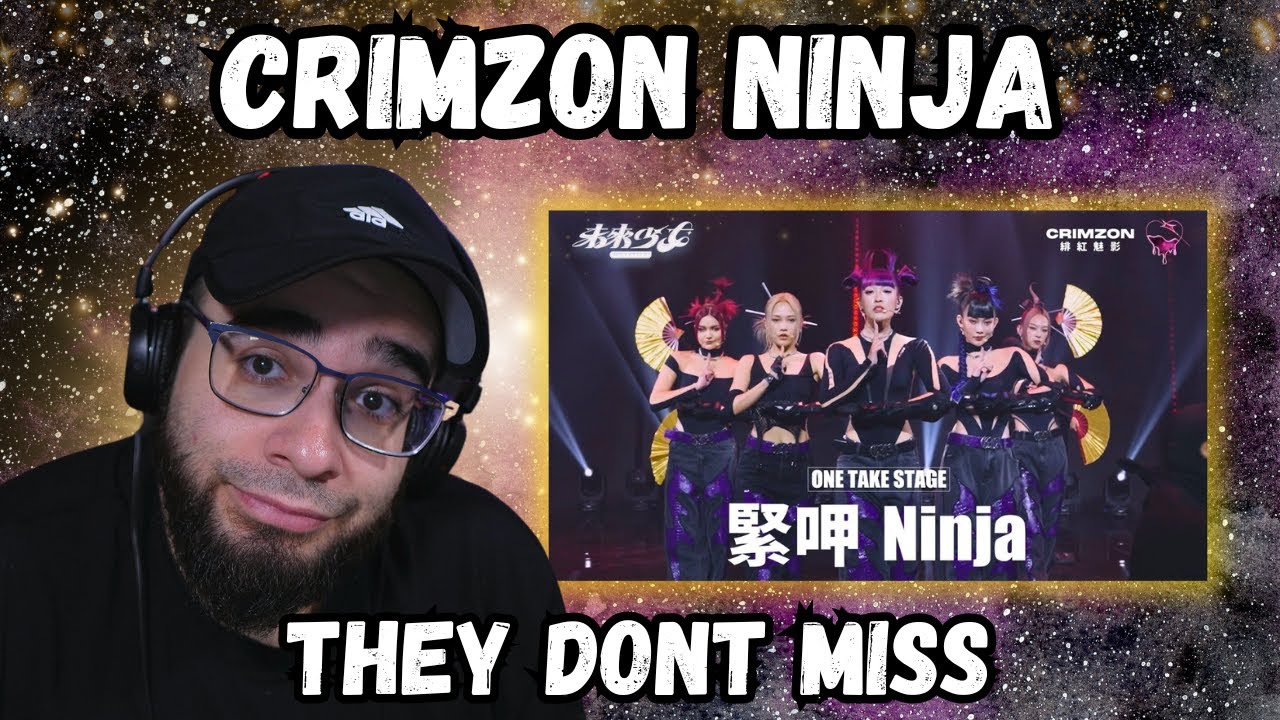 CRIMZON"緊呷 Ninja Reaction! This is my favorite performance yet! Crimzon ...
