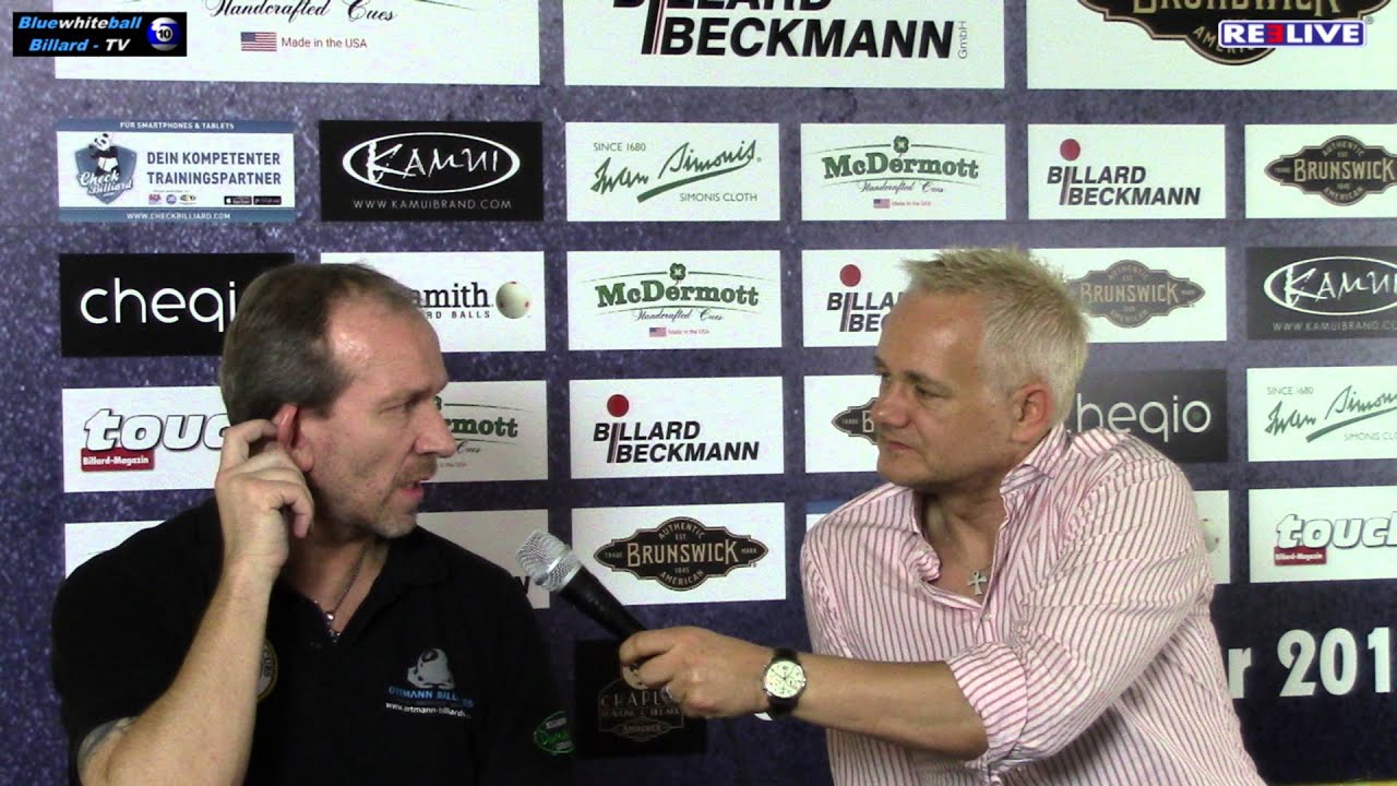 Interview mit Oliver Ortmann auf dem German Tour Finale 2015/2016 - YouTube