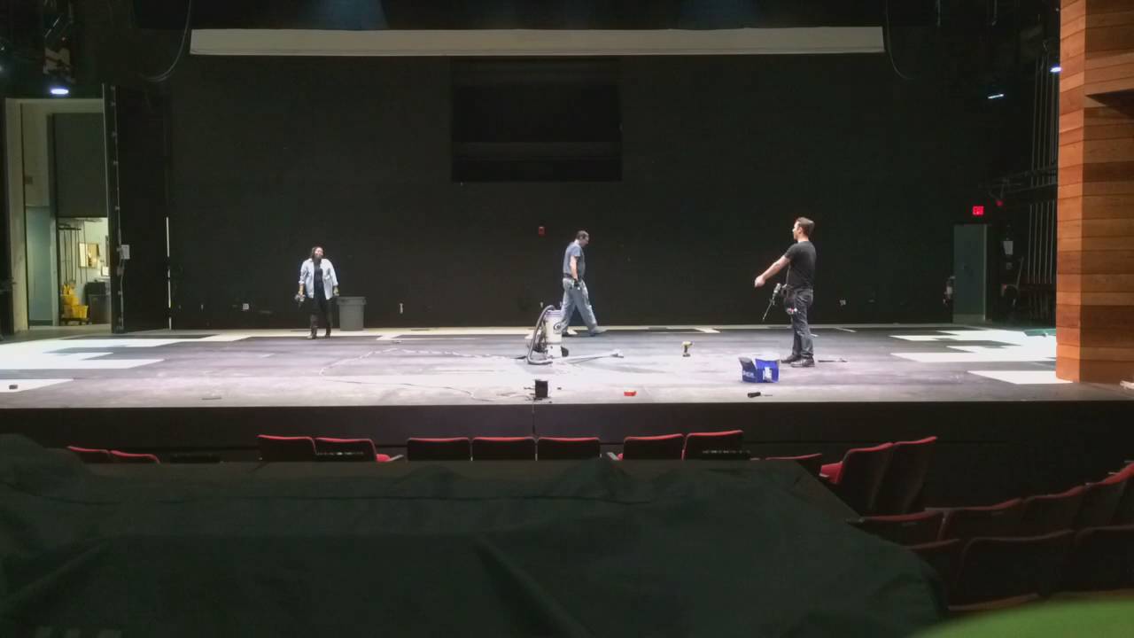 Laying a new Stage Floor at Old Town Temecula Community Theater. - YouTube